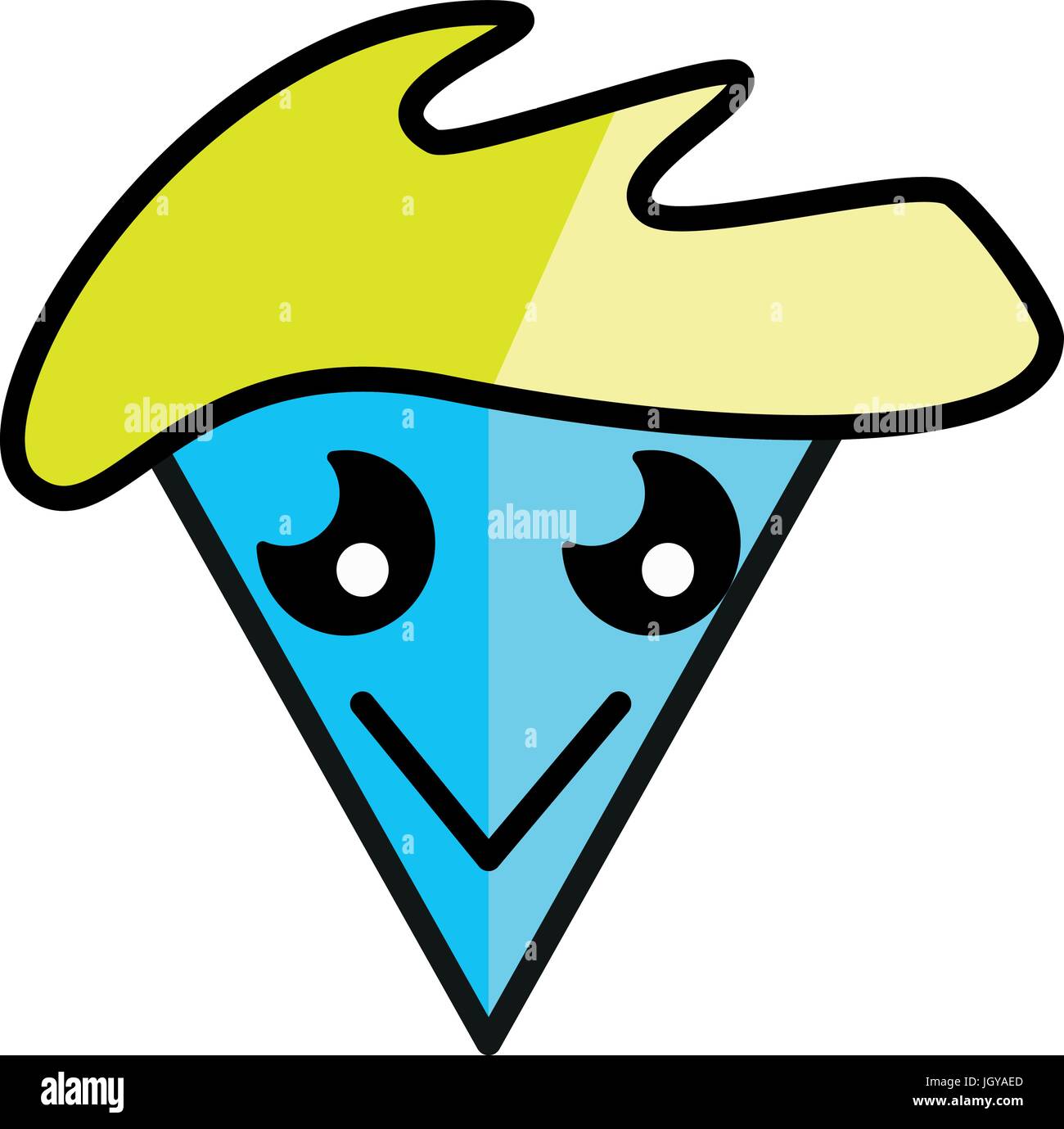 Triangle Face Memes Premium Vector | Big Set Of Various Geometric