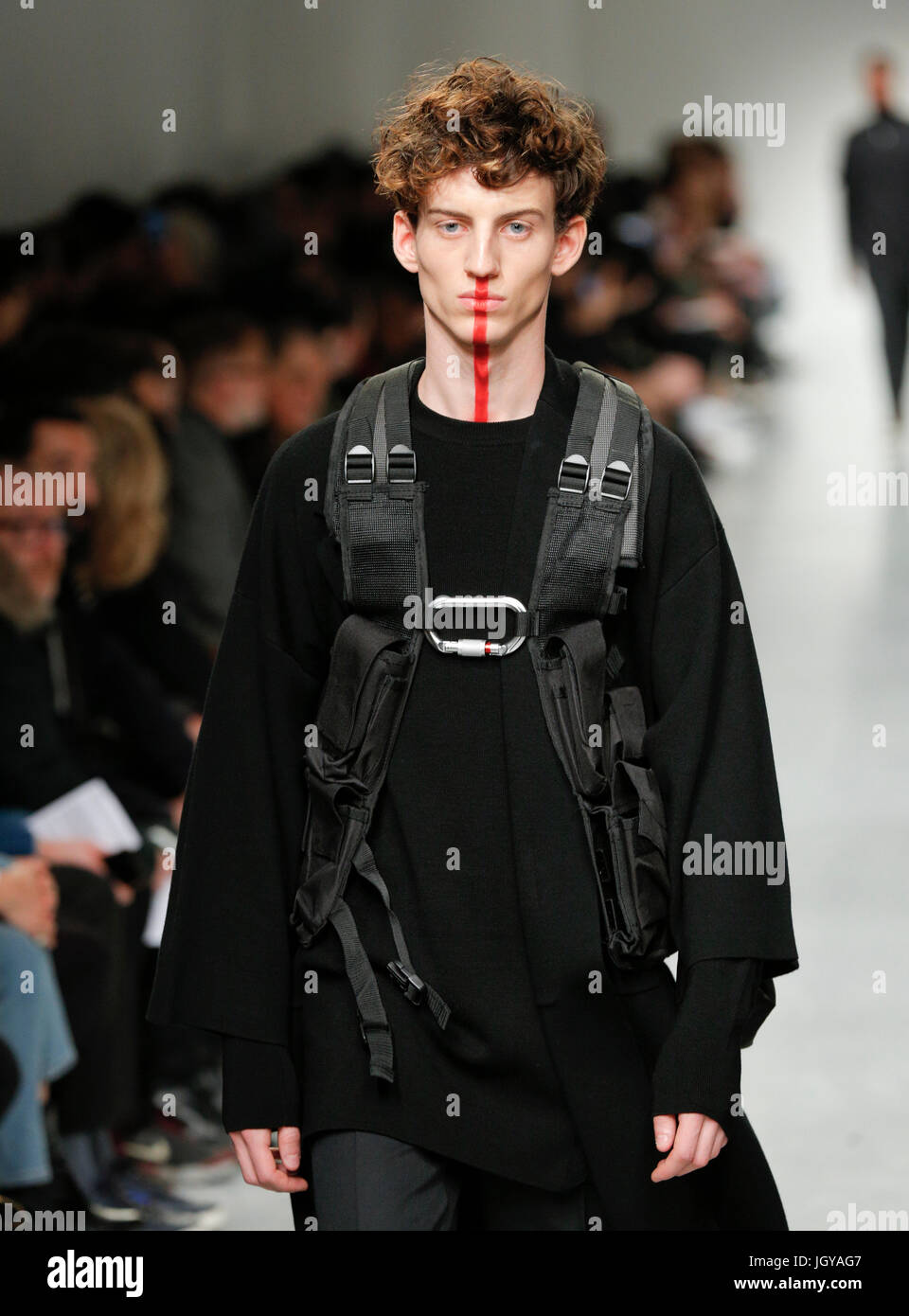 Fashion catwalk presentation at London Fashion Week Mens Autumn Winter ...