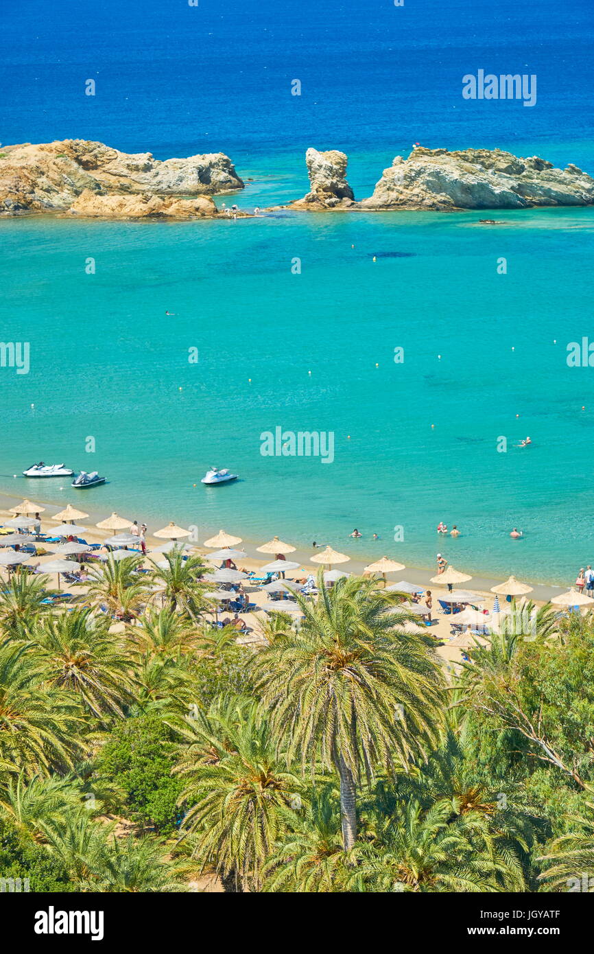 Vai Beach, Crete Island, Greece Stock Photo - Alamy