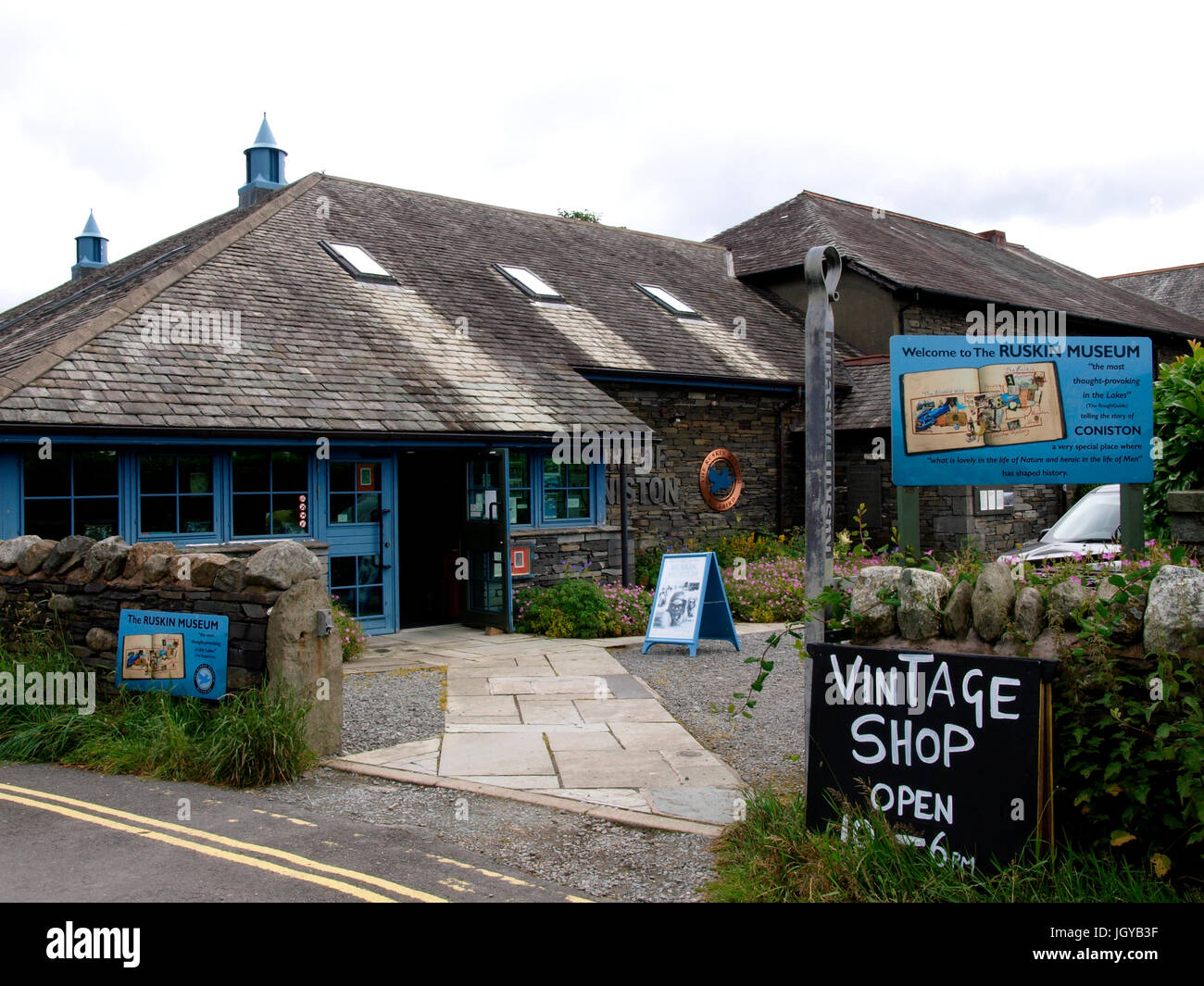 Ruskin museum and coniston hi-res stock photography and images - Alamy