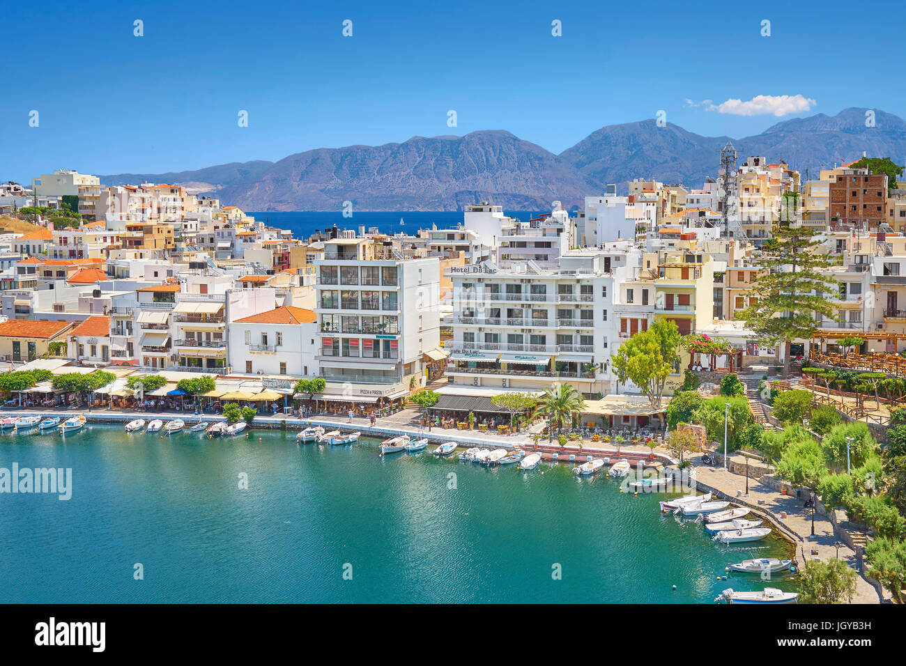 Agios nikolaos crete hi-res stock photography and images - Alamy