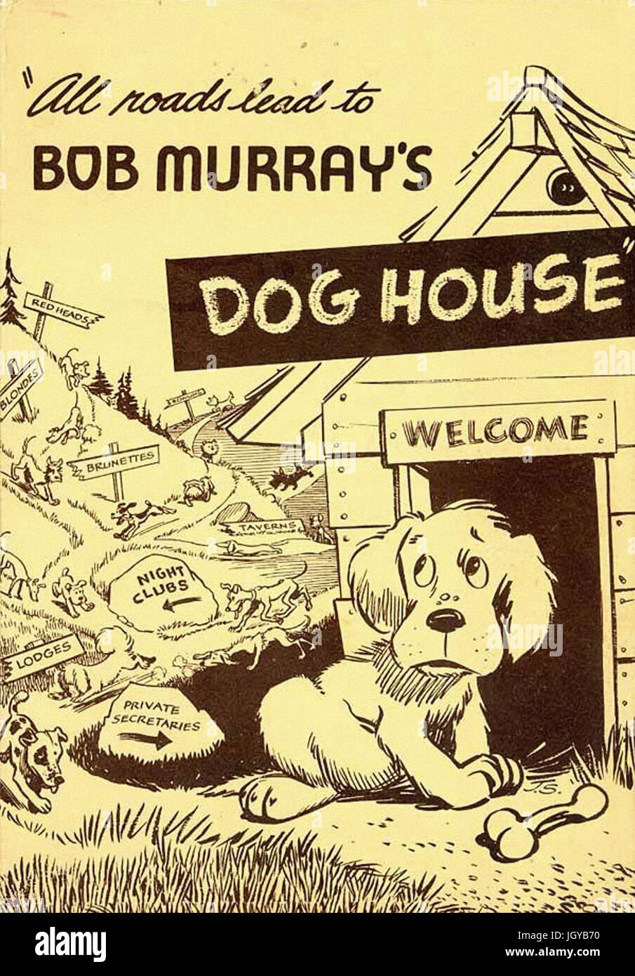 Dog House Menu, Seattle Stock Photo - Alamy