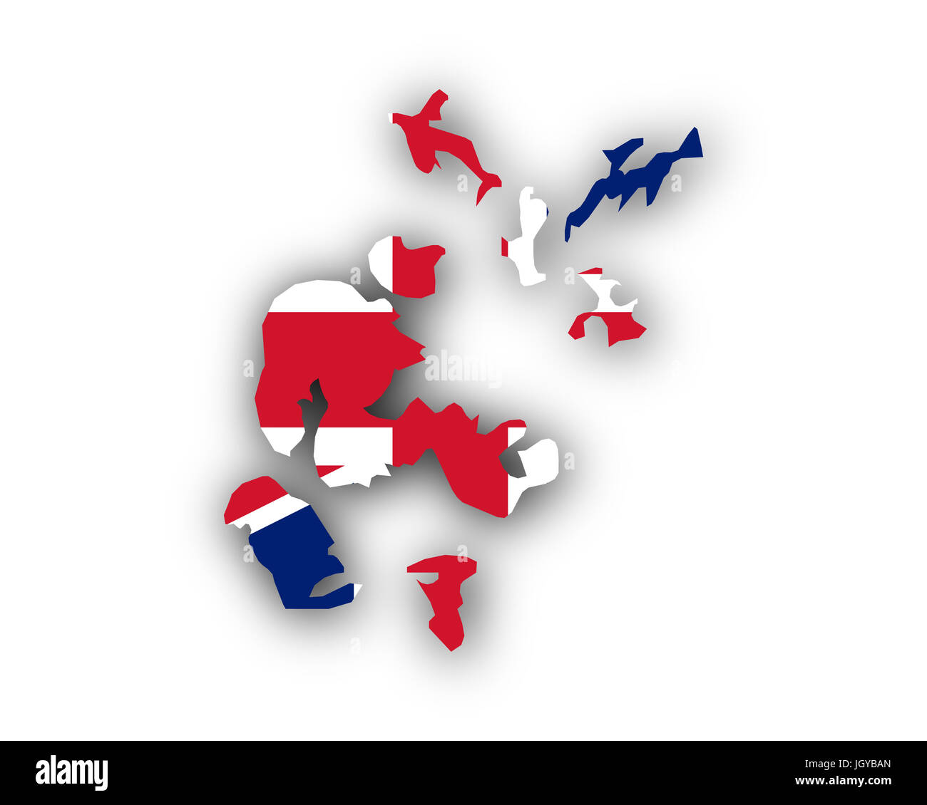 Orkney islands scotland map hi-res stock photography and images - Alamy