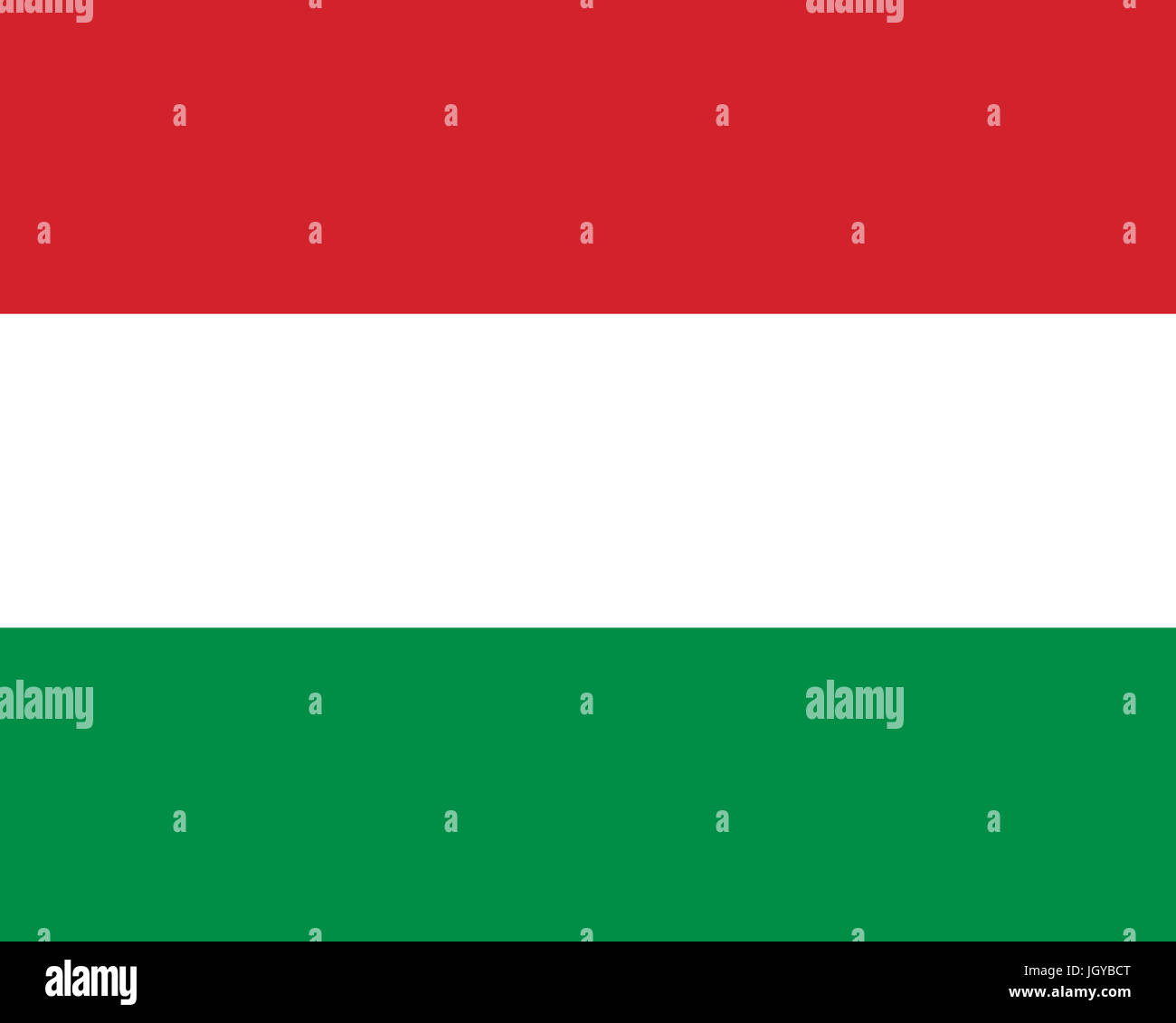 Colored flag of Hungary Stock Photo - Alamy