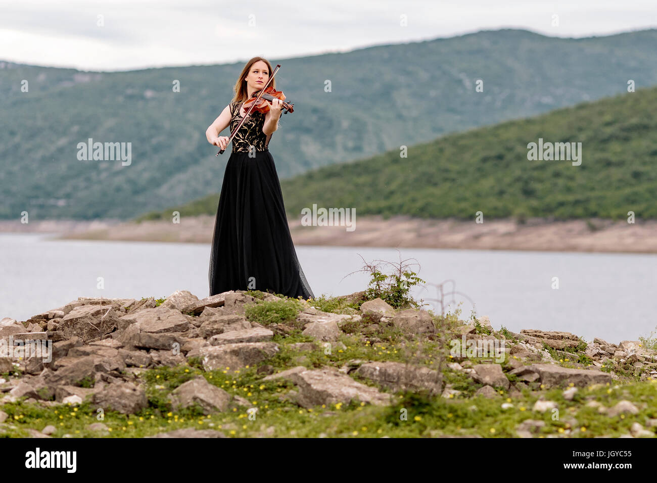 Viola player hi-res stock photography and images - Alamy