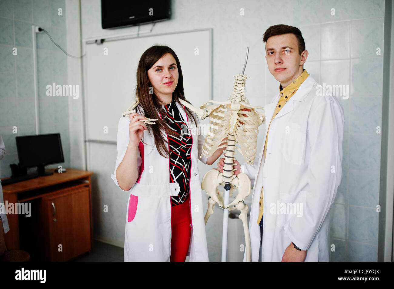 Young doctors having fun hi-res stock photography and images - Alamy
