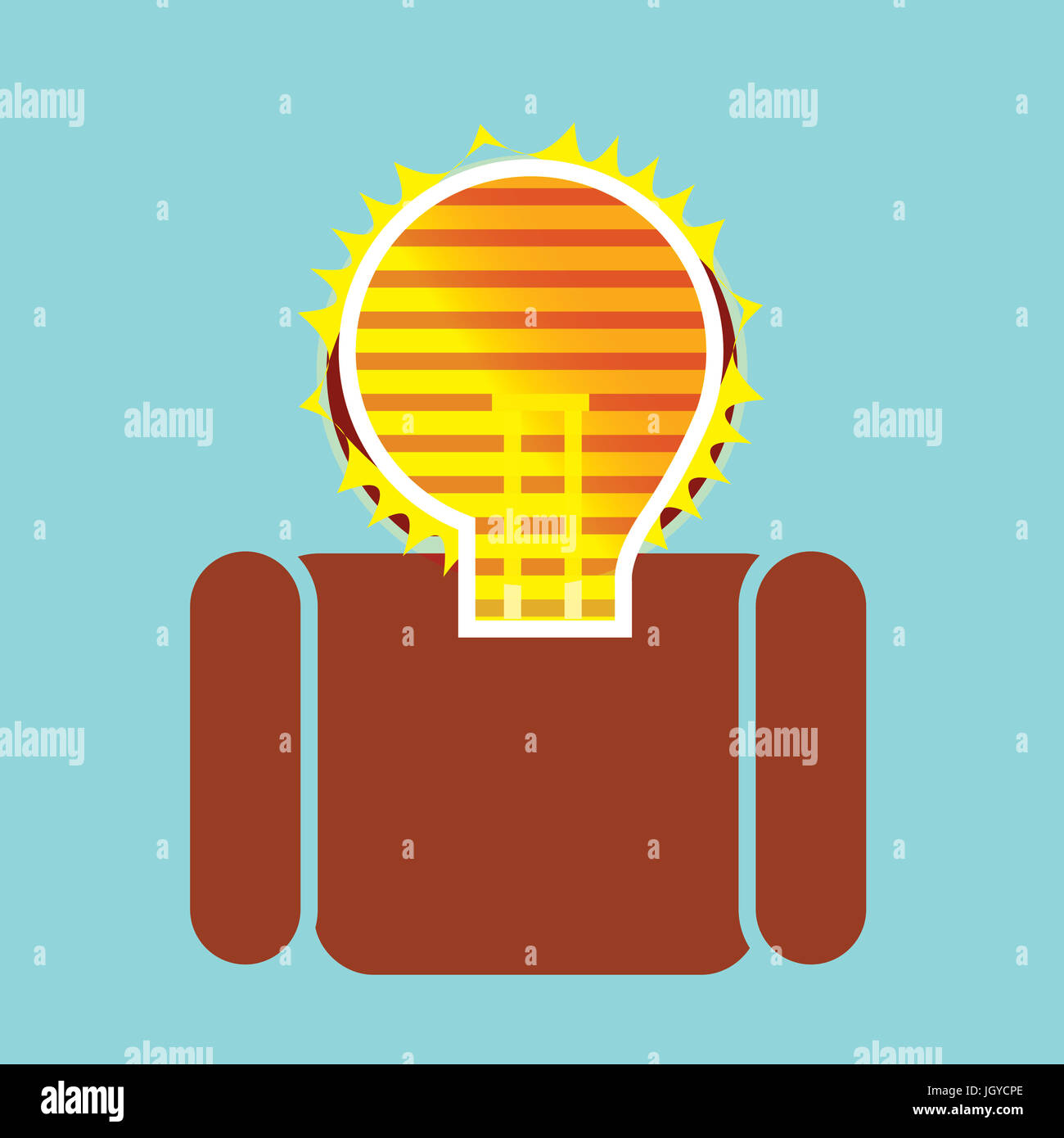 Brain flowing with ideas hi-res stock photography and images - Alamy