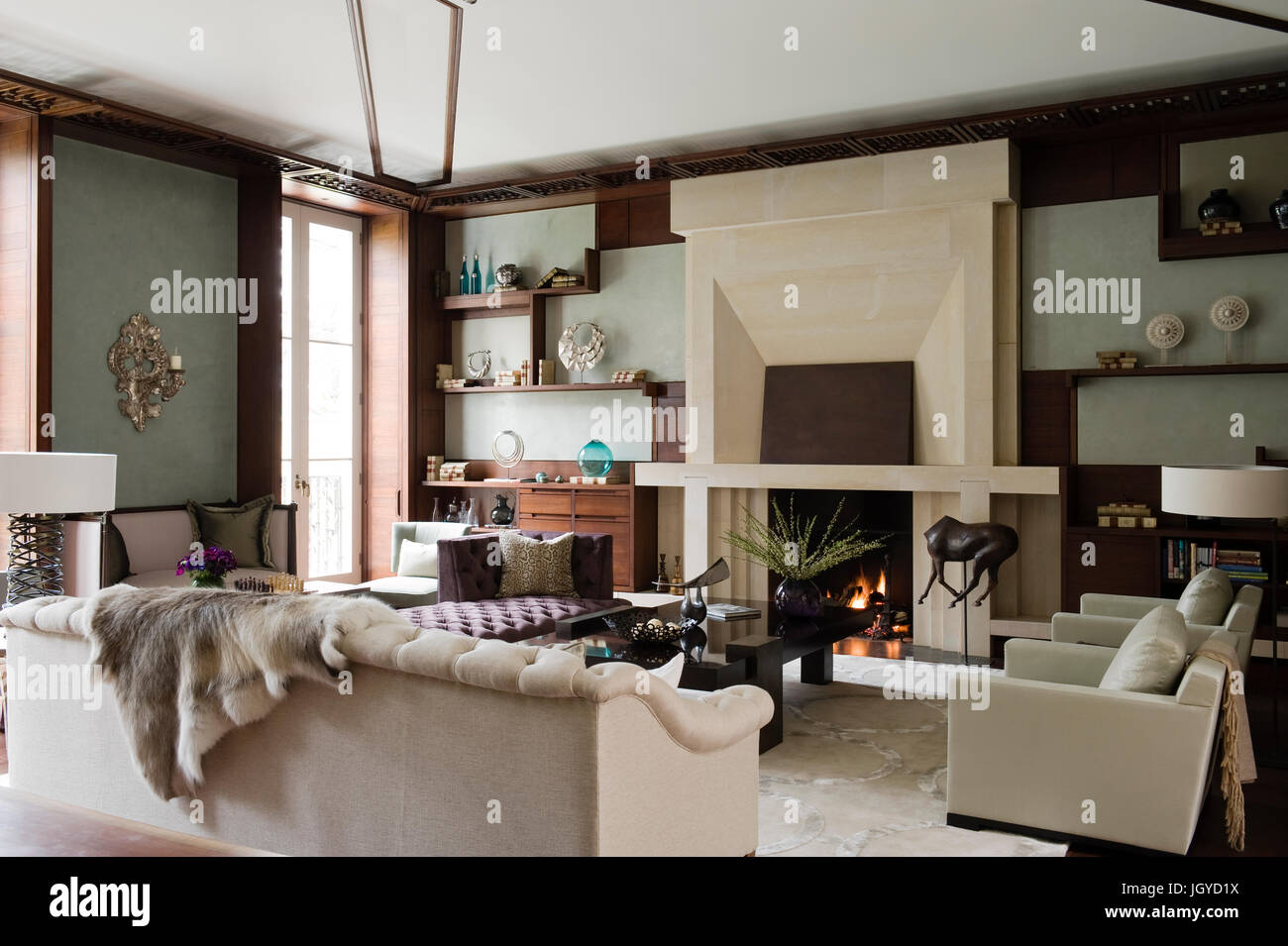 Normal Living Room Fire Place