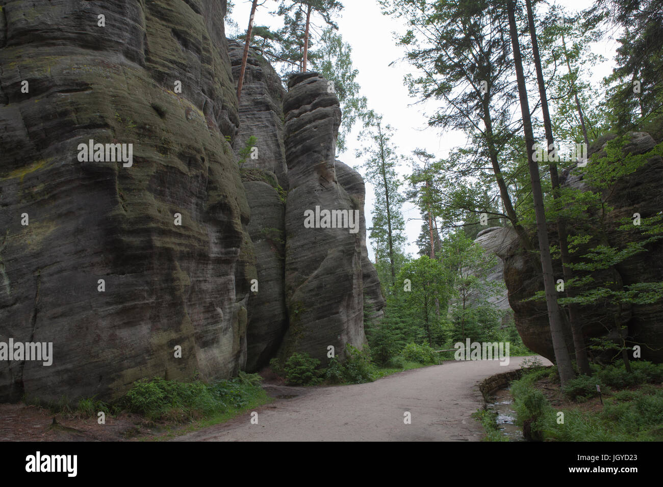 Adršpach-Teplice Rocks, Adršpach, Czechia Stock Photo - Alamy