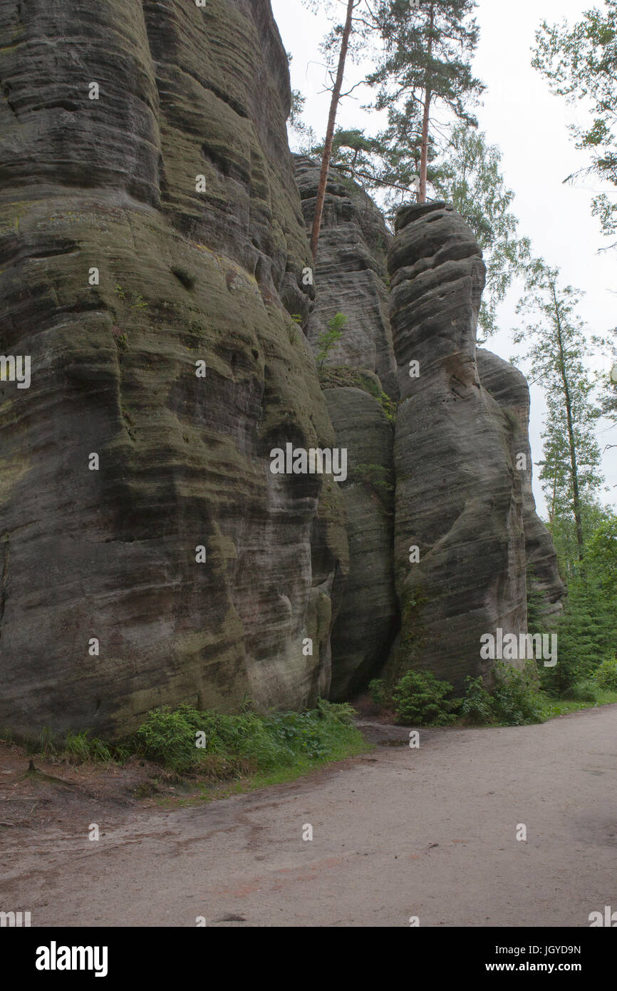 Adršpach-Teplice Rocks, Adršpach, Czechia Stock Photo - Alamy