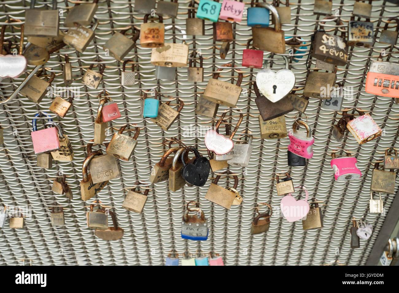 Peros love locks hi-res stock photography and images - Alamy