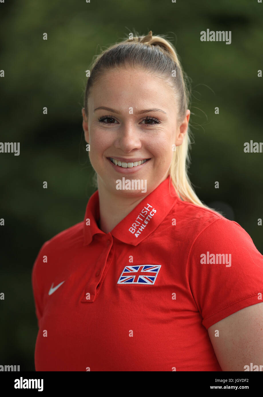 Hammer Thrower Sophie Hitchon during the team announcement ahead of the ...