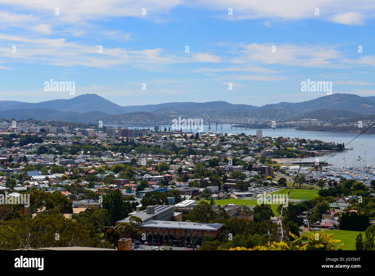 Australia tasmania view derwent river hi-res stock photography and ...