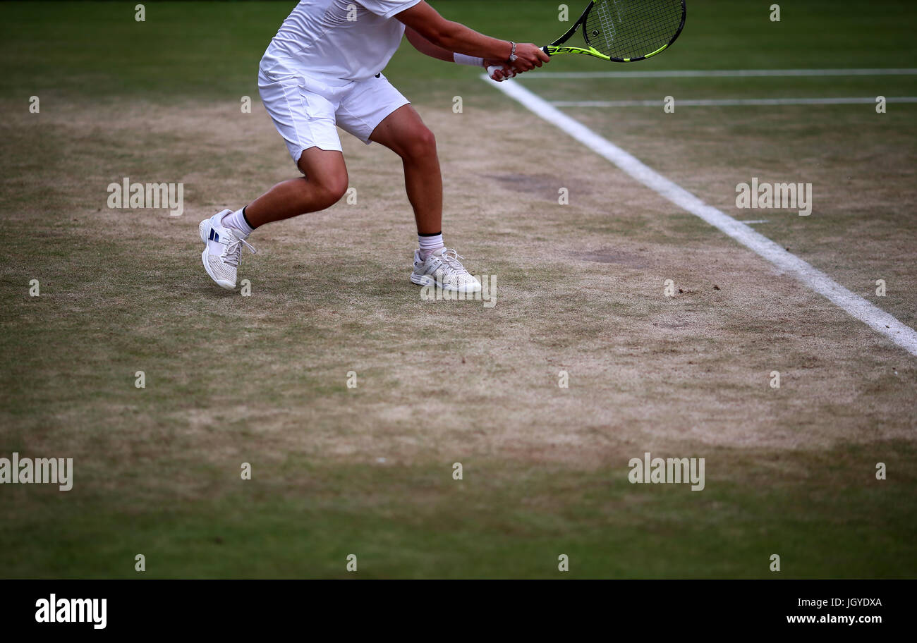 Wimbledon grass court general view hi-res stock photography and images ...