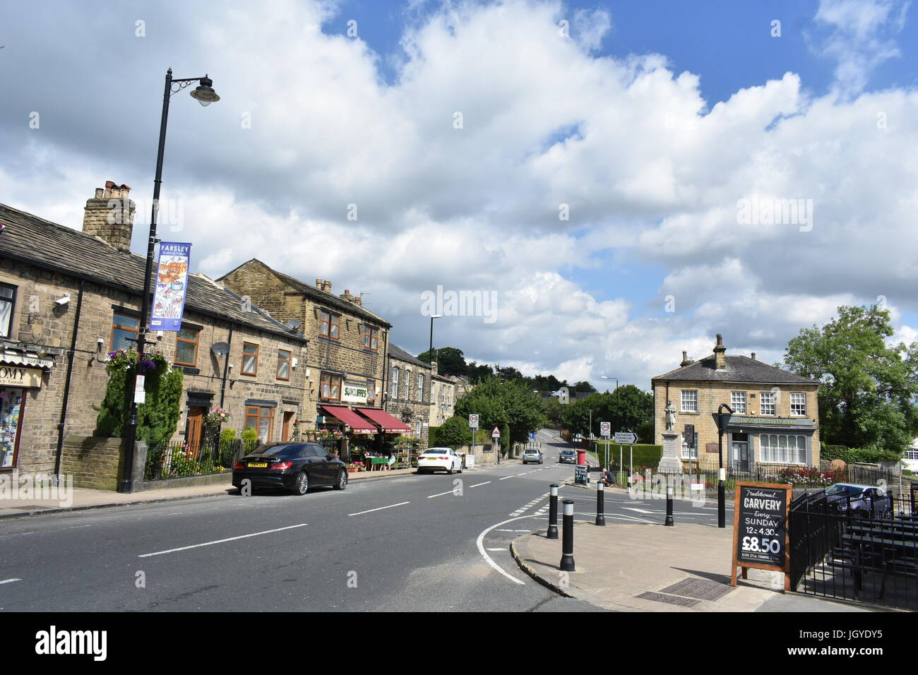 life in a northern town Stock Photo - Alamy