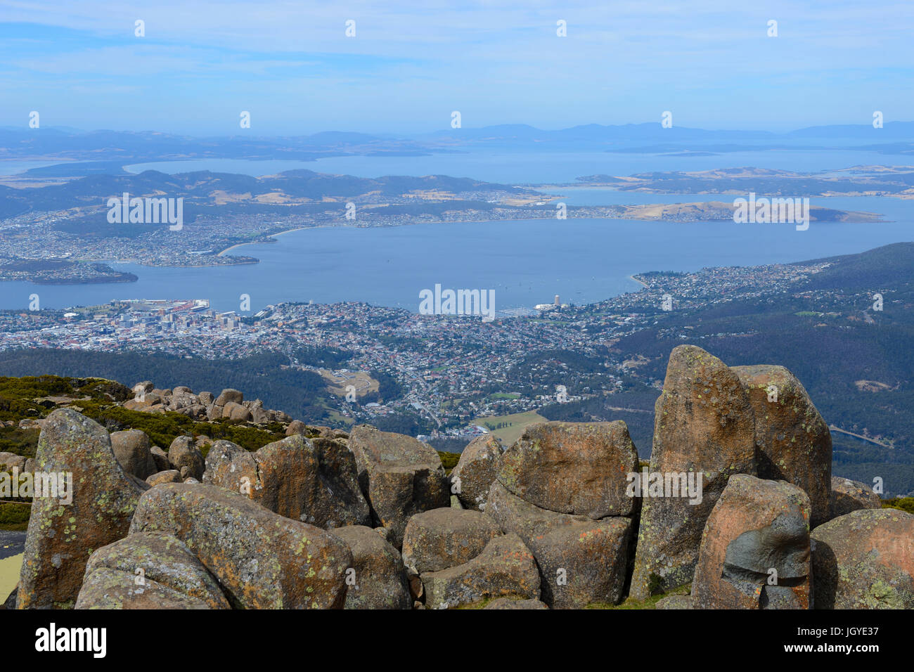 Hobart Aerial View High Resolution Stock Photography and Images - Alamy