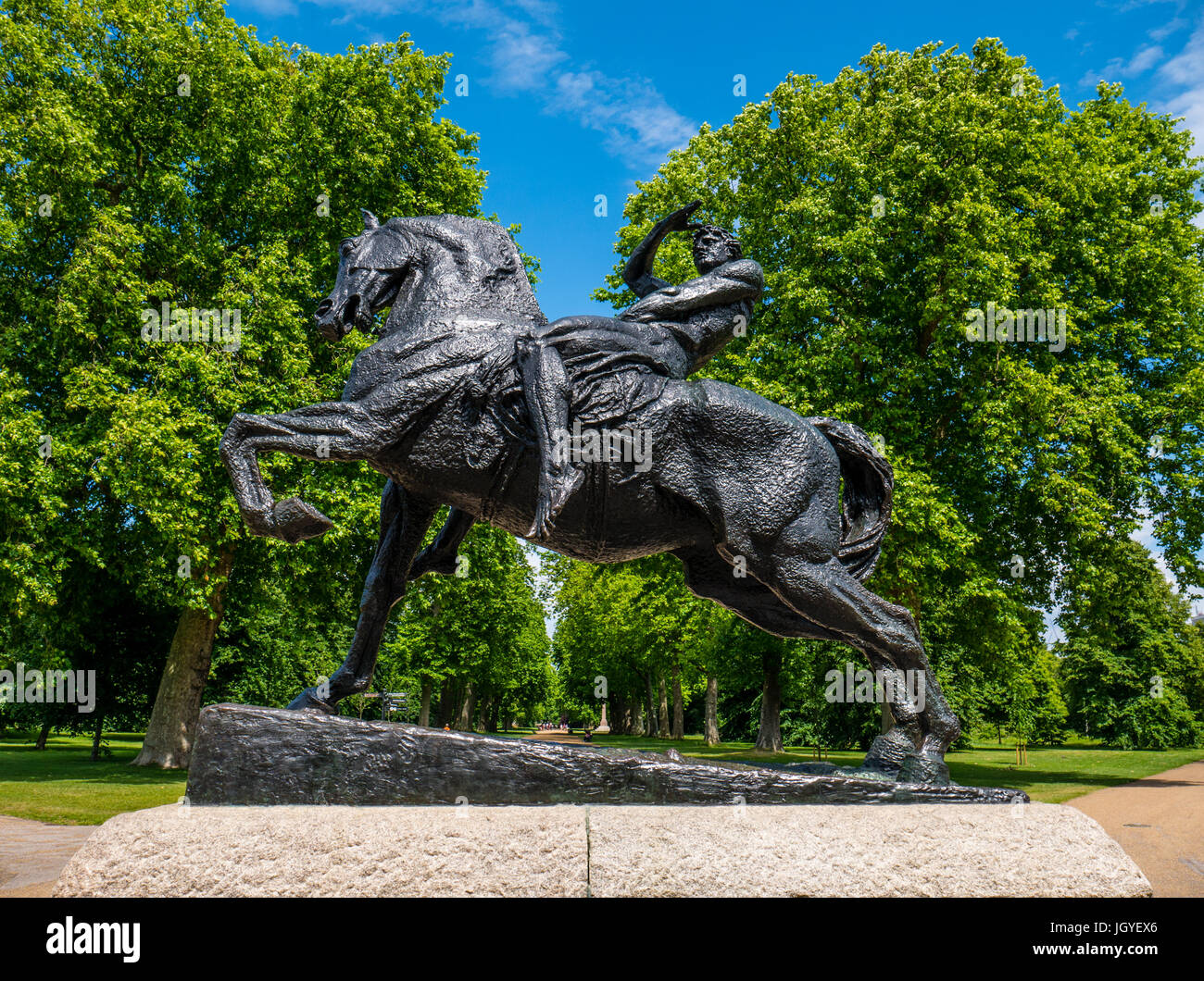 Physical Energy Statue, By George Fredrick Watts ,Kensington Gardens ...