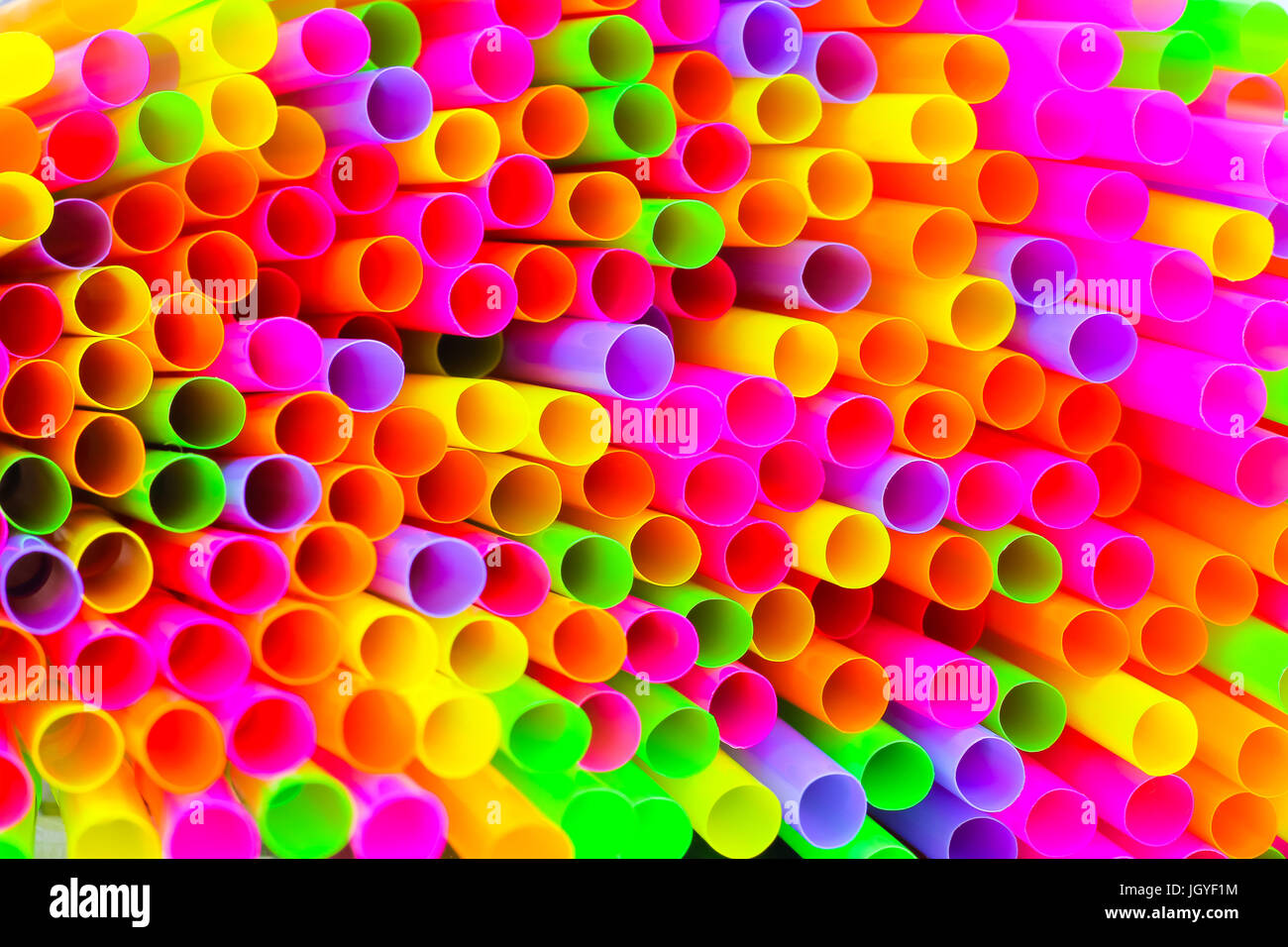 Straw : Colorful of drinking straws is a tube for transferring a ...
