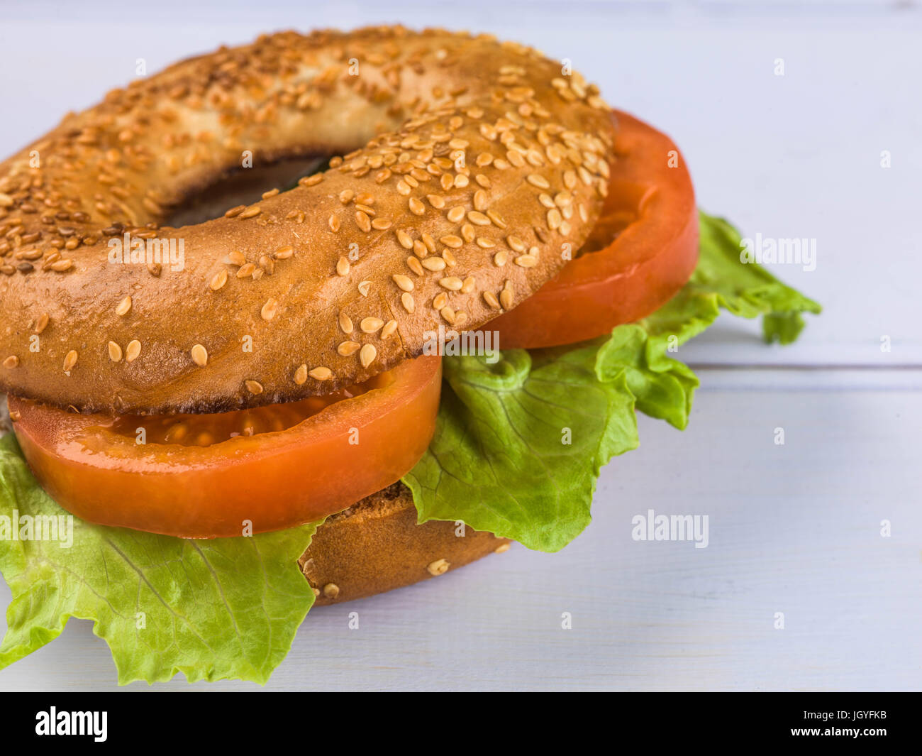Seeded bagel hi-res stock photography and images - Alamy