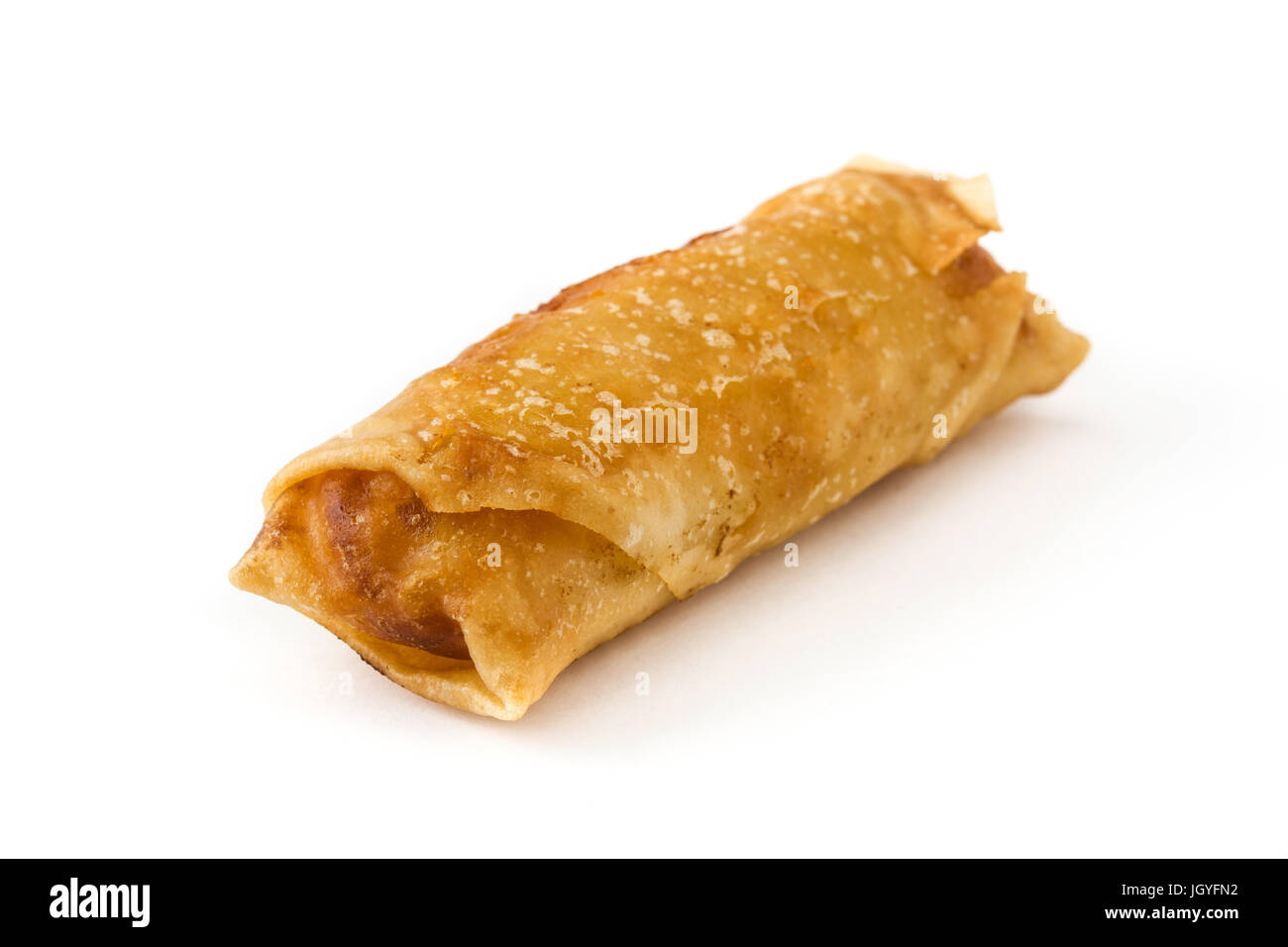 Vegetable spring rolls isolated on white background Stock Photo - Alamy