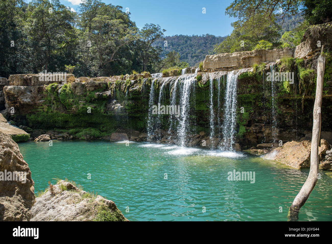 Manambolo river waterfall in a sunny day, Madagascar Stock Photo - Alamy