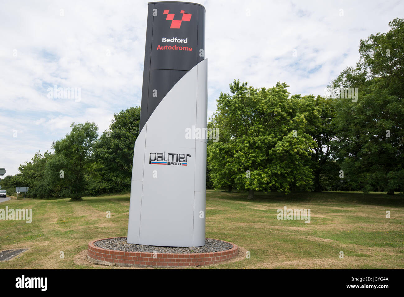 Sign at Thurleigh airfield Bedfordshire England Stock Photo - Alamy