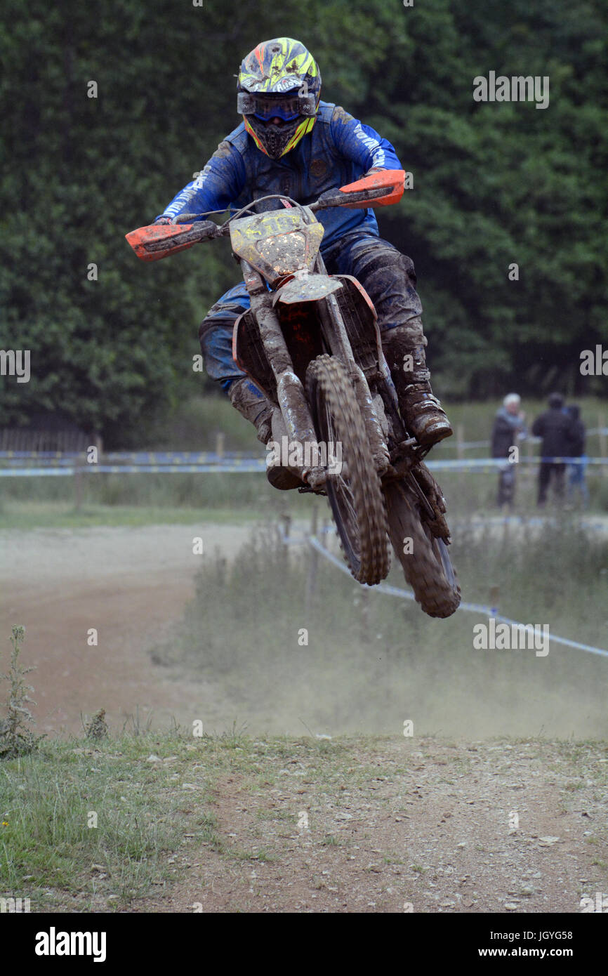 Lewis Ranger of Salisbury competing in the Welsh 2 Day Enduro in ...