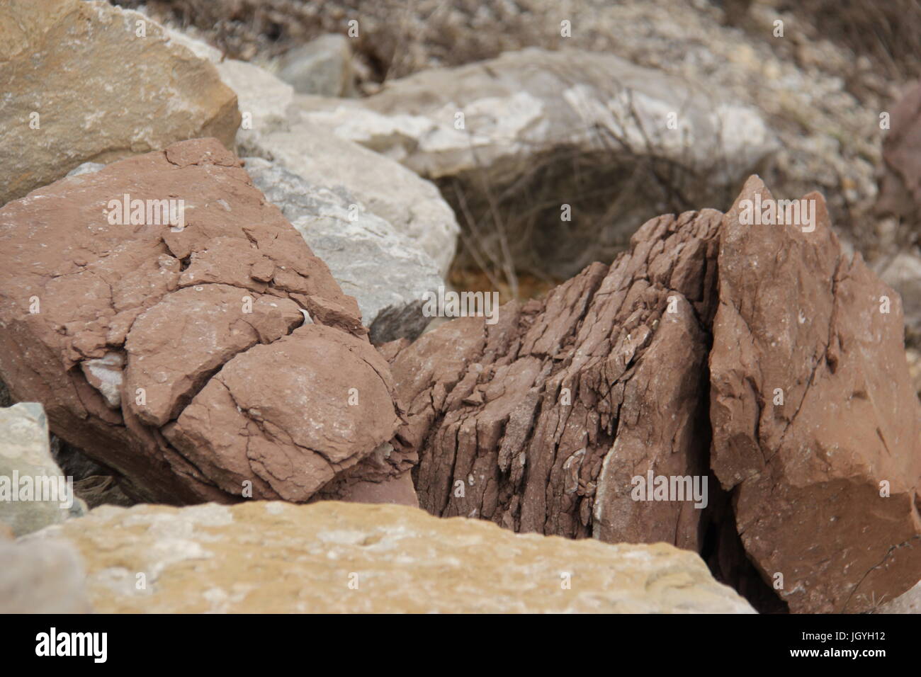 Stripped layered rock hi-res stock photography and images - Alamy