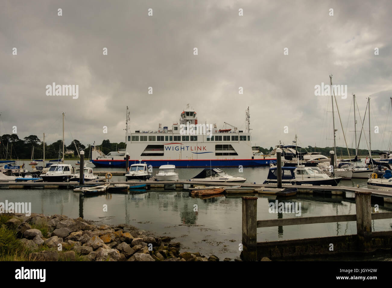 Lymington Yacht Haven Stock Photo - Alamy