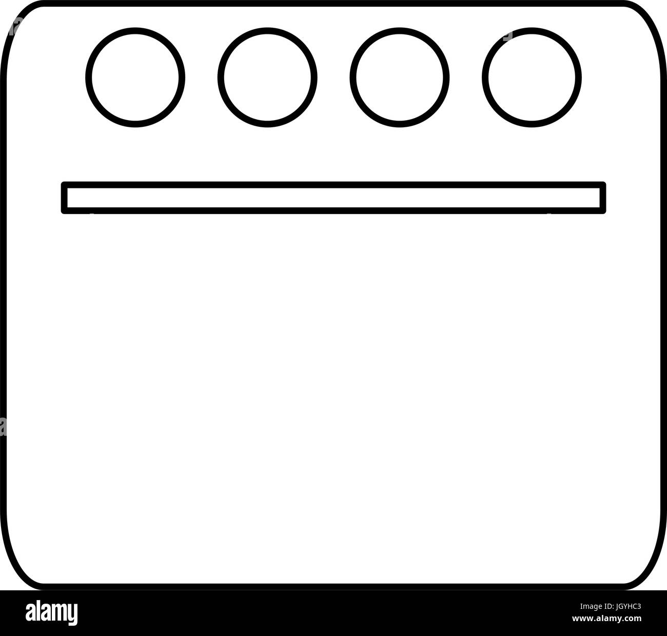 Cute note sheet icon vector illustration graphic design Stock Vector ...