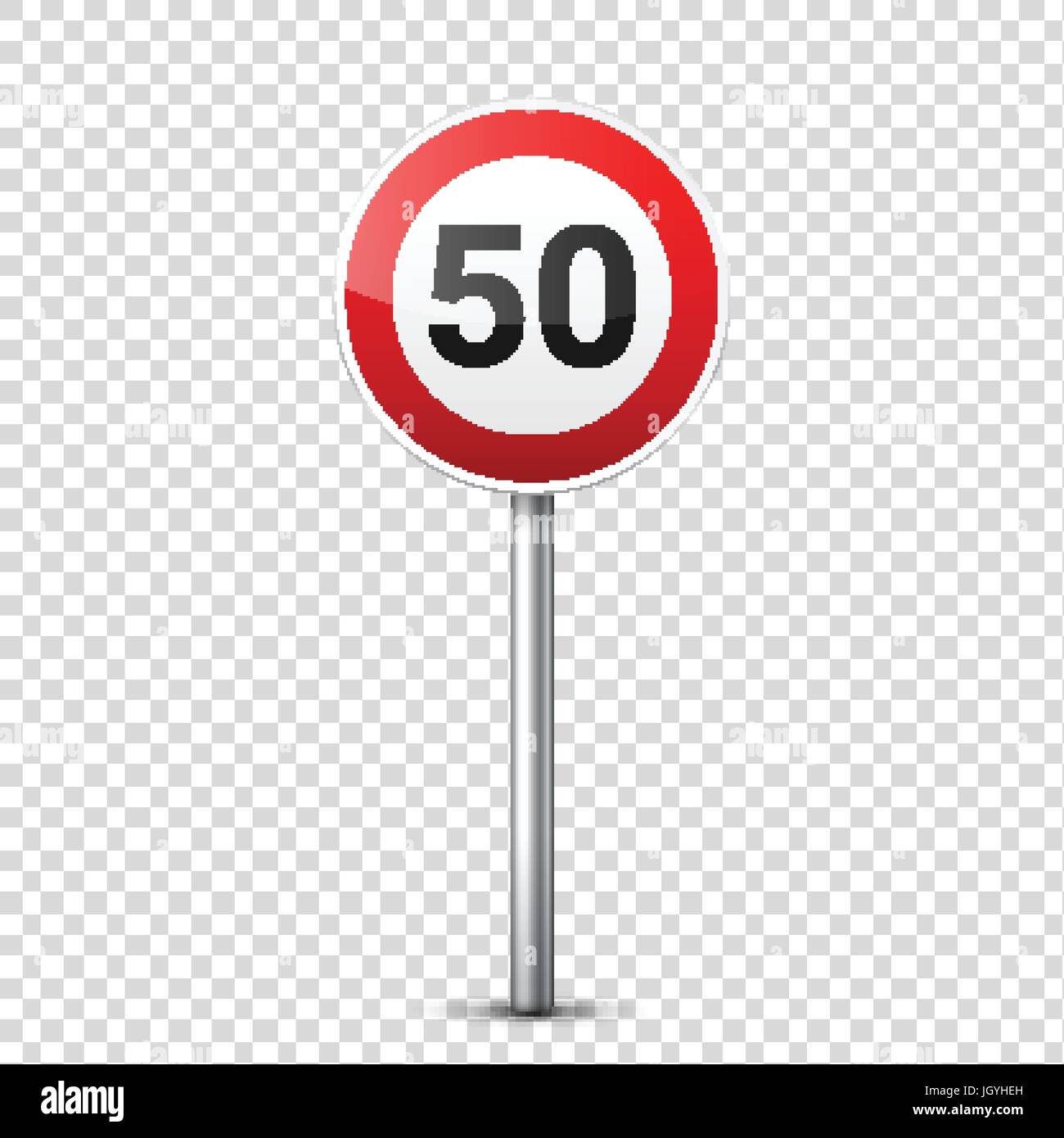 Cartoon Speed Limit Sign