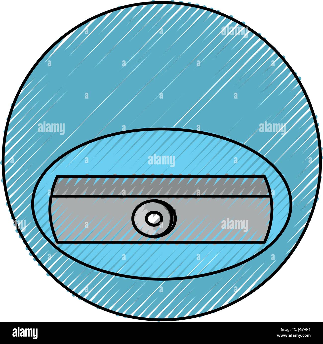 Cute sharpener cartoon icon vector illustration graphic design Stock ...