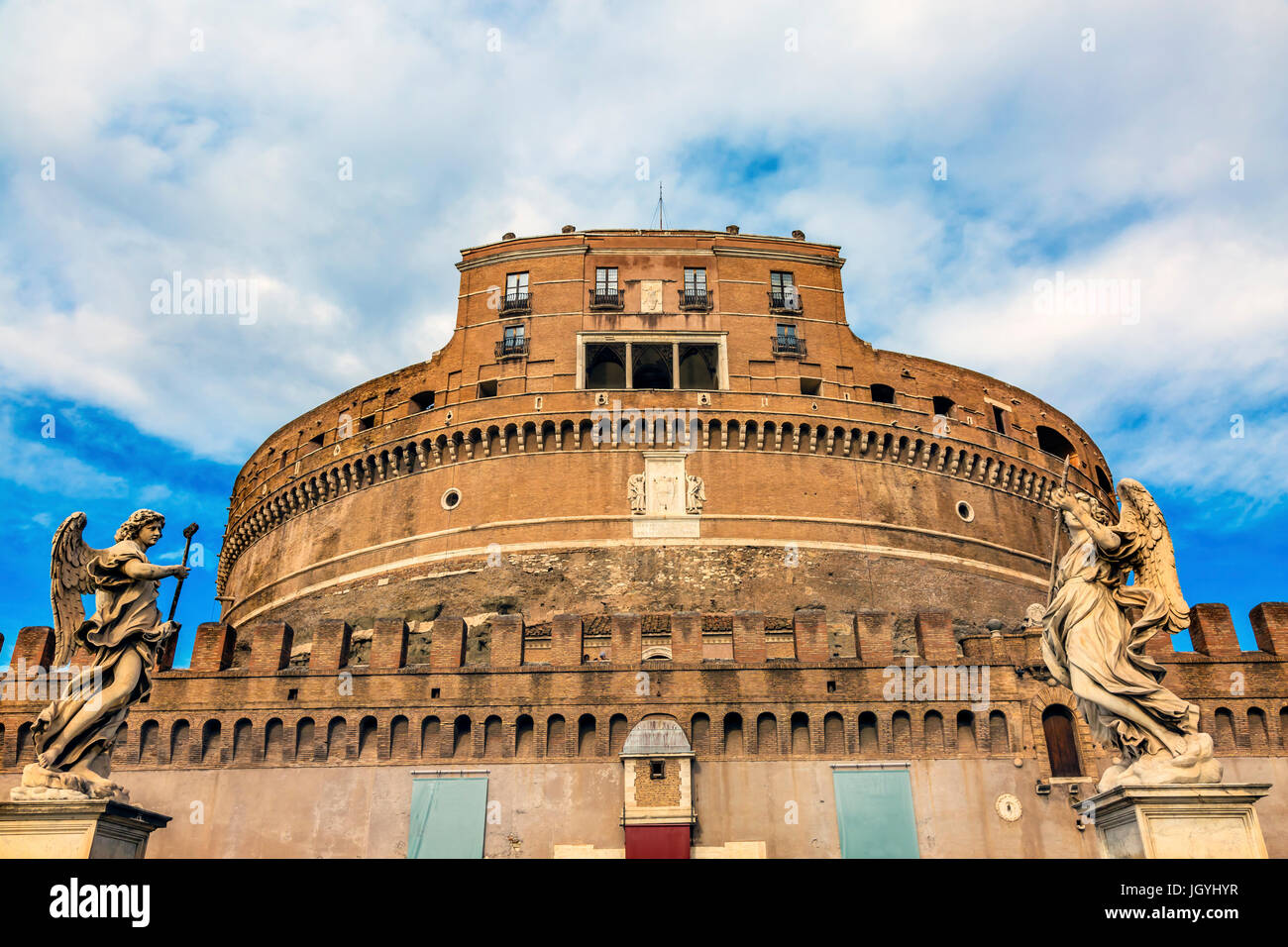 Castel Sant Angelo Vatican Castle Bernini Angels Ponte Bridge Sant ...