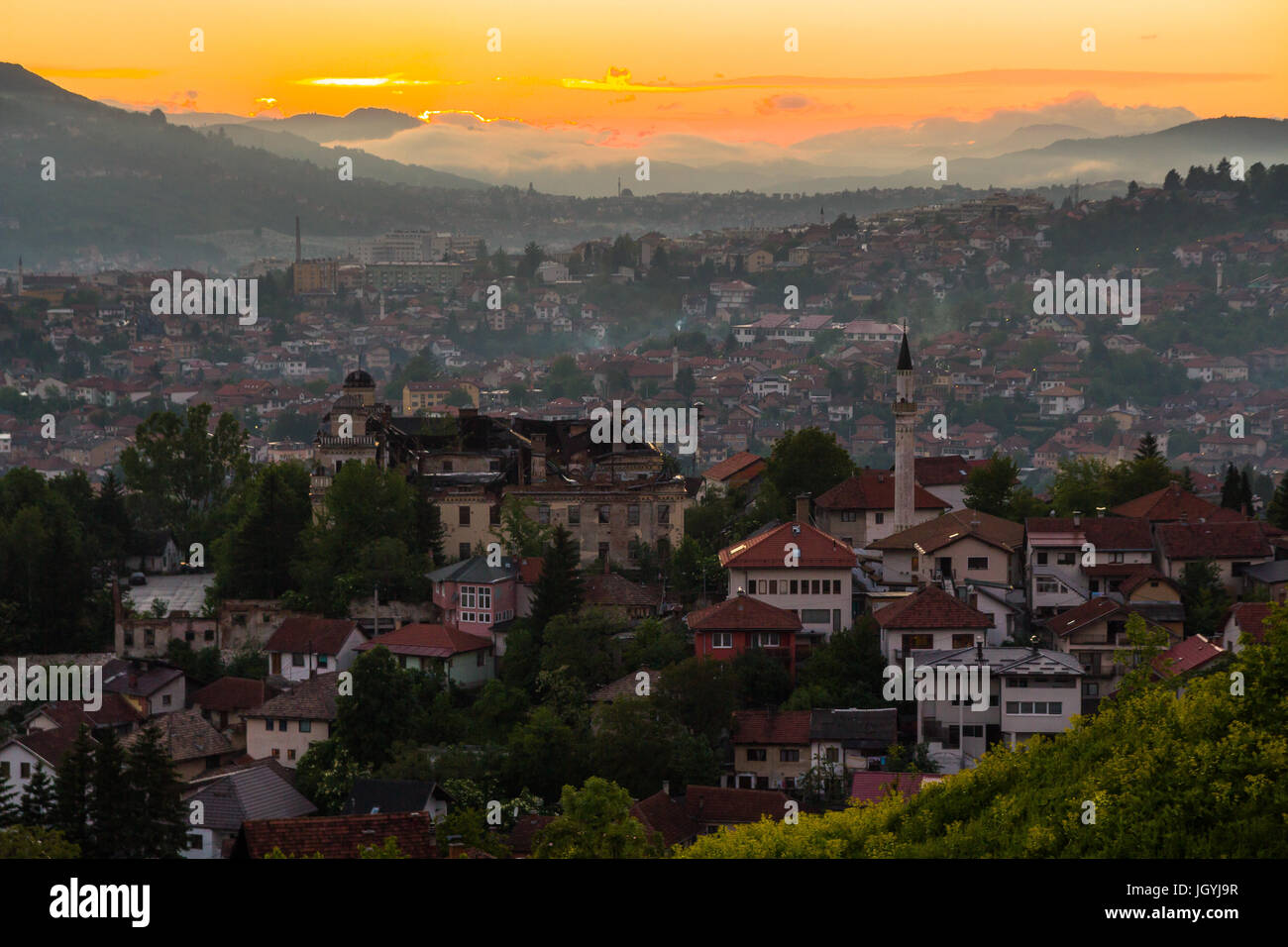 Buildings in sarajevo city hi-res stock photography and images - Alamy