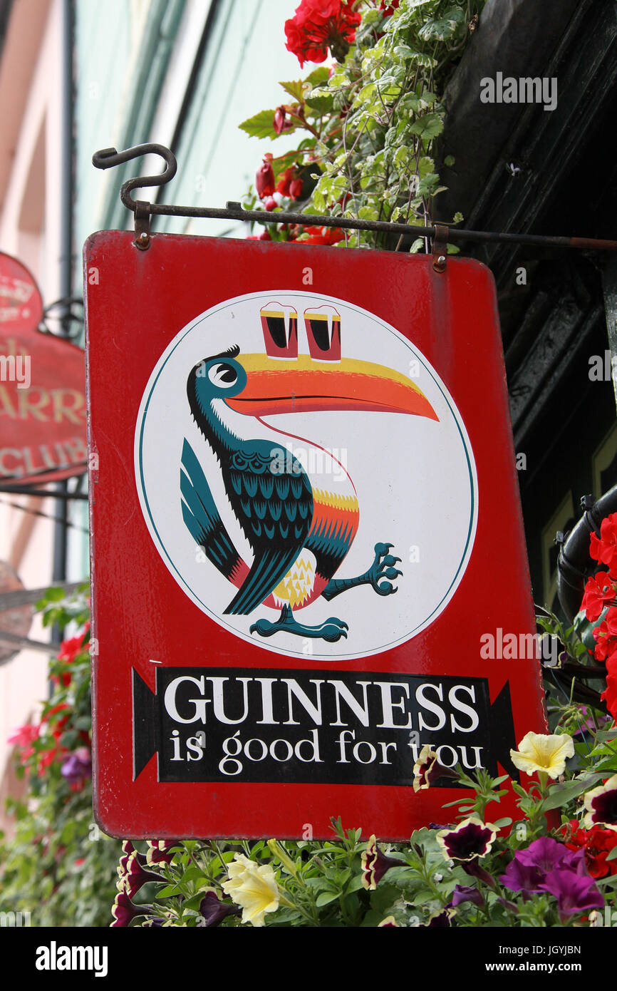 Guinness Sign in Clonakilty Stock Photo - Alamy