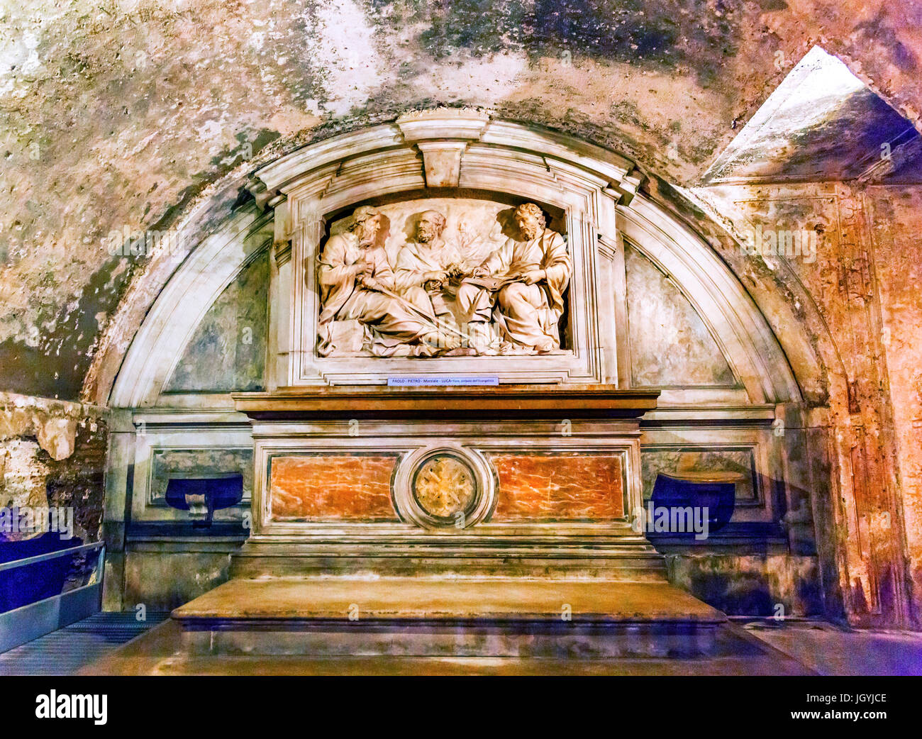 Monument Saint Luke, Saint Paul and Saint Peter Luke's House Underneath ...