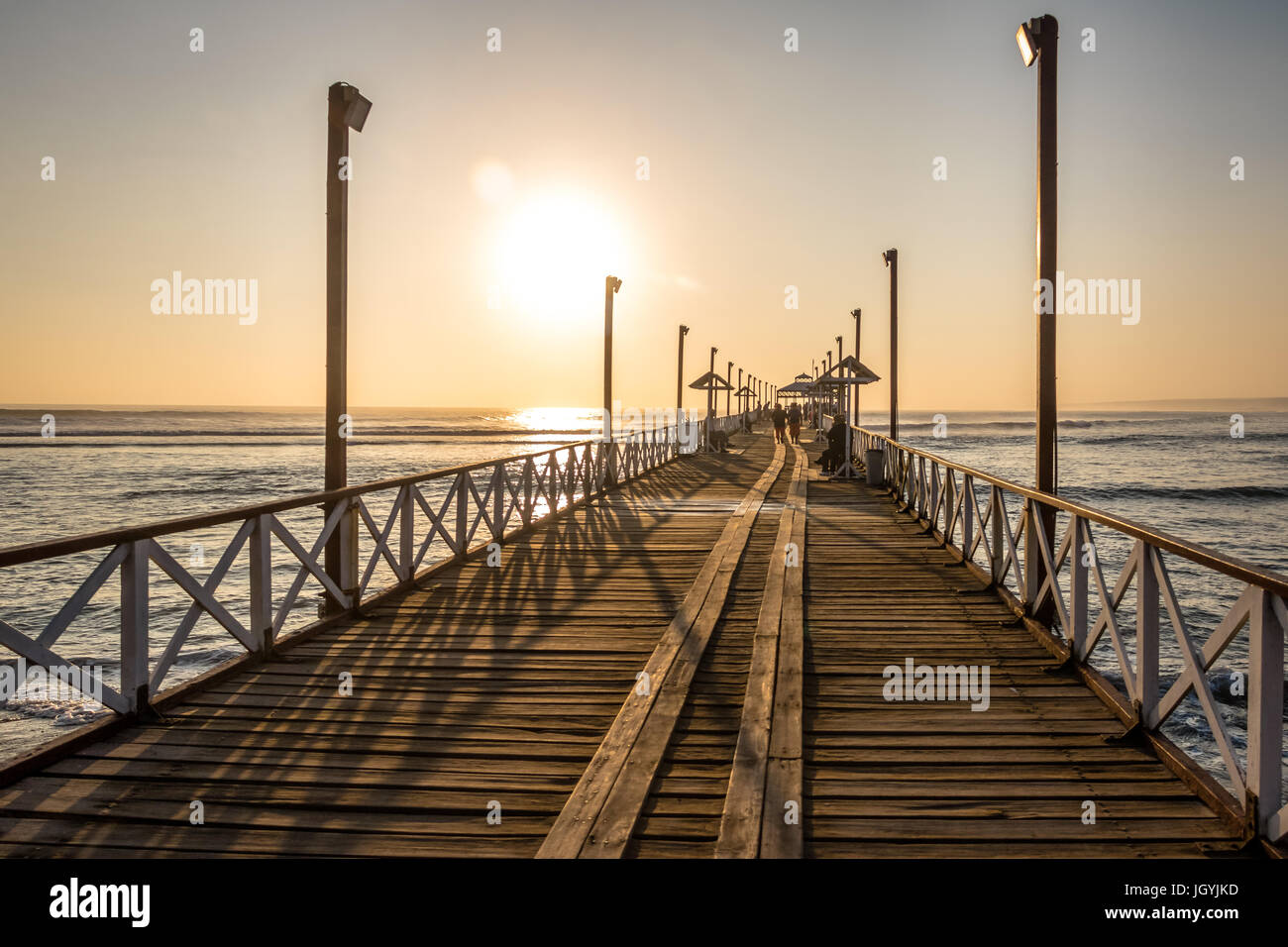 Pier at Huanchaco Beach - Trujillo, Peru Stock Photo - Alamy