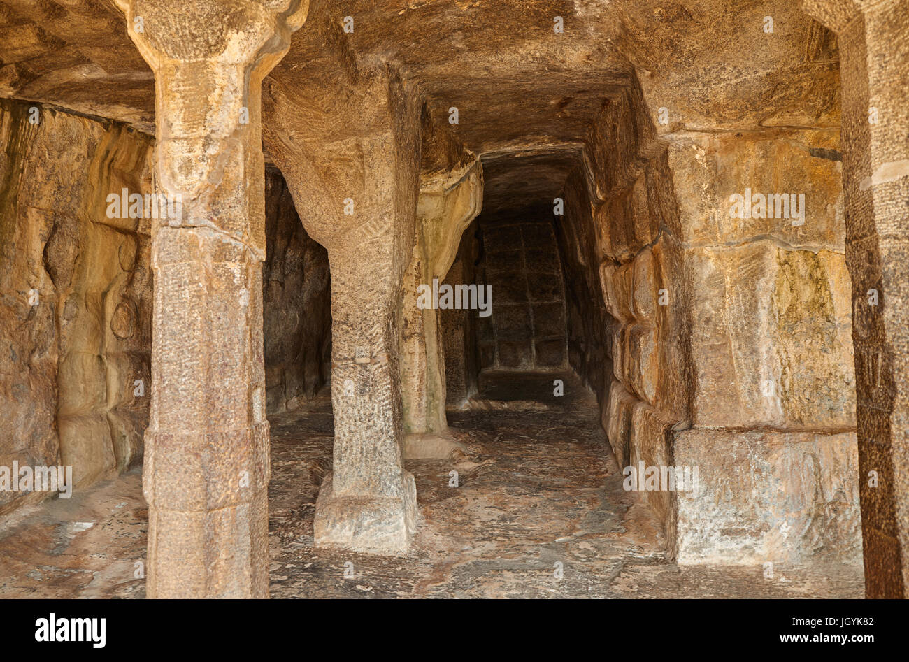 Monolithic temples of the Shore Temple near Mahabalipuram in the Tamil ...
