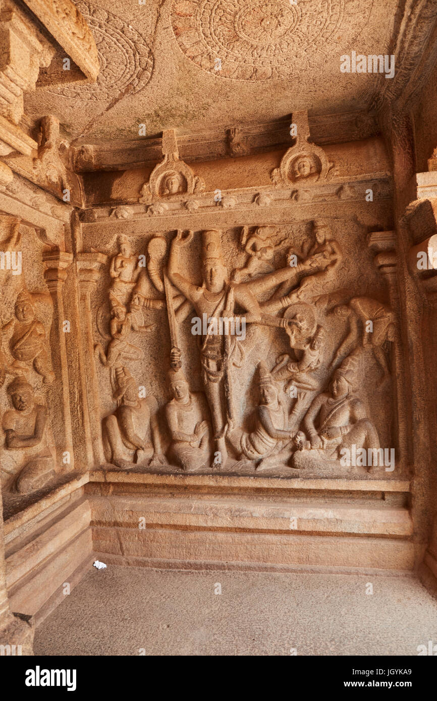 Monolithic temples of the Shore Temple near Mahabalipuram in the Tamil ...