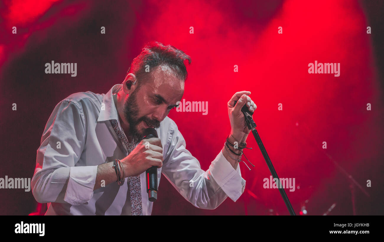 Athens, Greece. 10th July, 2017. The multi-talented Panos Mouzourakis ...
