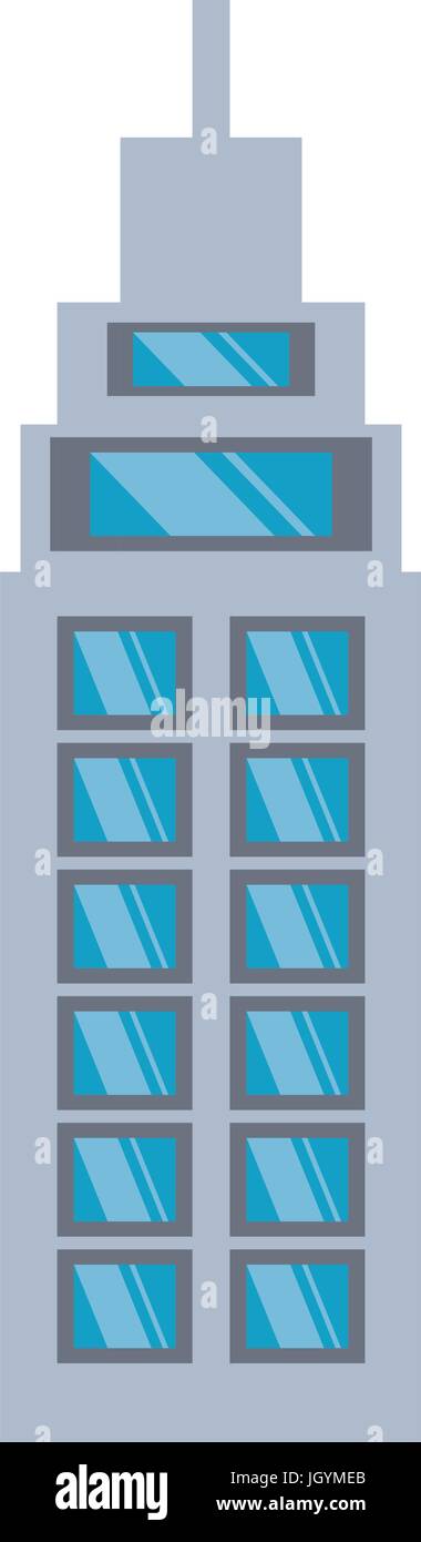 Urban edifice tower icon vector illustration graphic design Stock ...