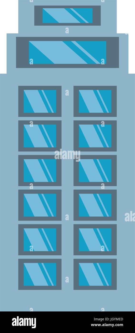 Urban edifice tower icon vector illustration graphic design Stock ...