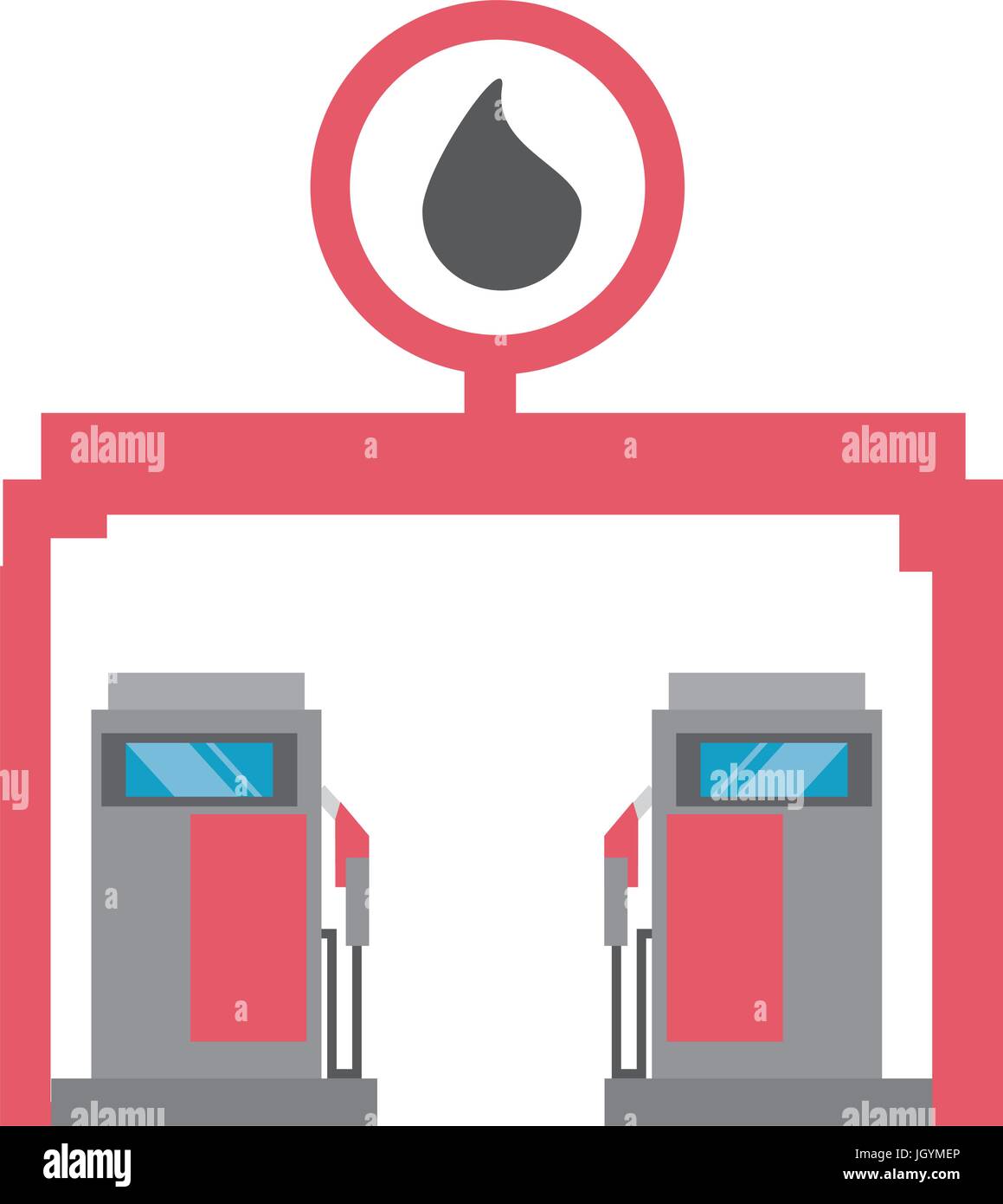 Gasoline dispenser station icon vector illustration graphic design ...