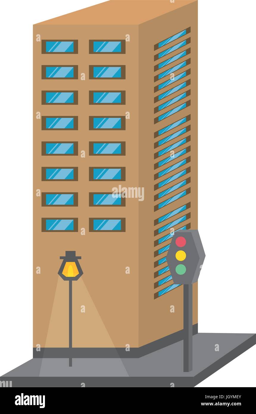 Urban edifice tower icon vector illustration graphic design Stock ...