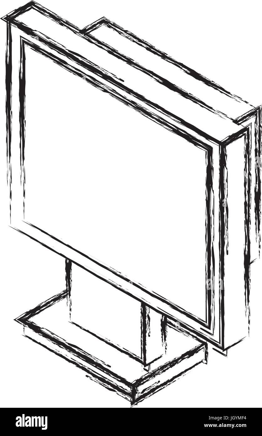 Computer screen technology icon vector illustration graphic design ...