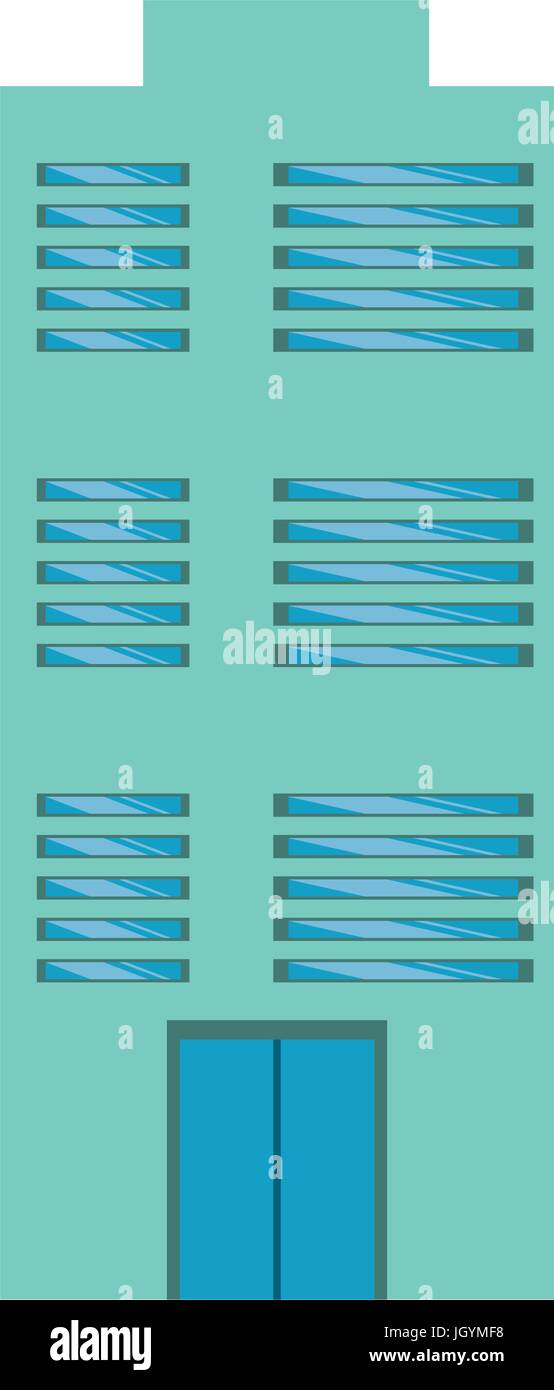 Urban edifice tower icon vector illustration graphic design Stock ...