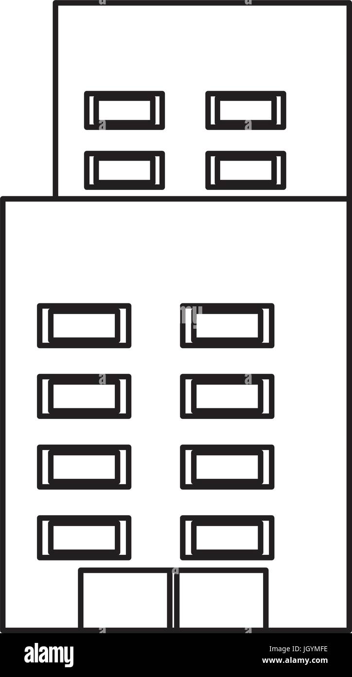 Urban edifice tower icon vector illustration graphic design Stock ...