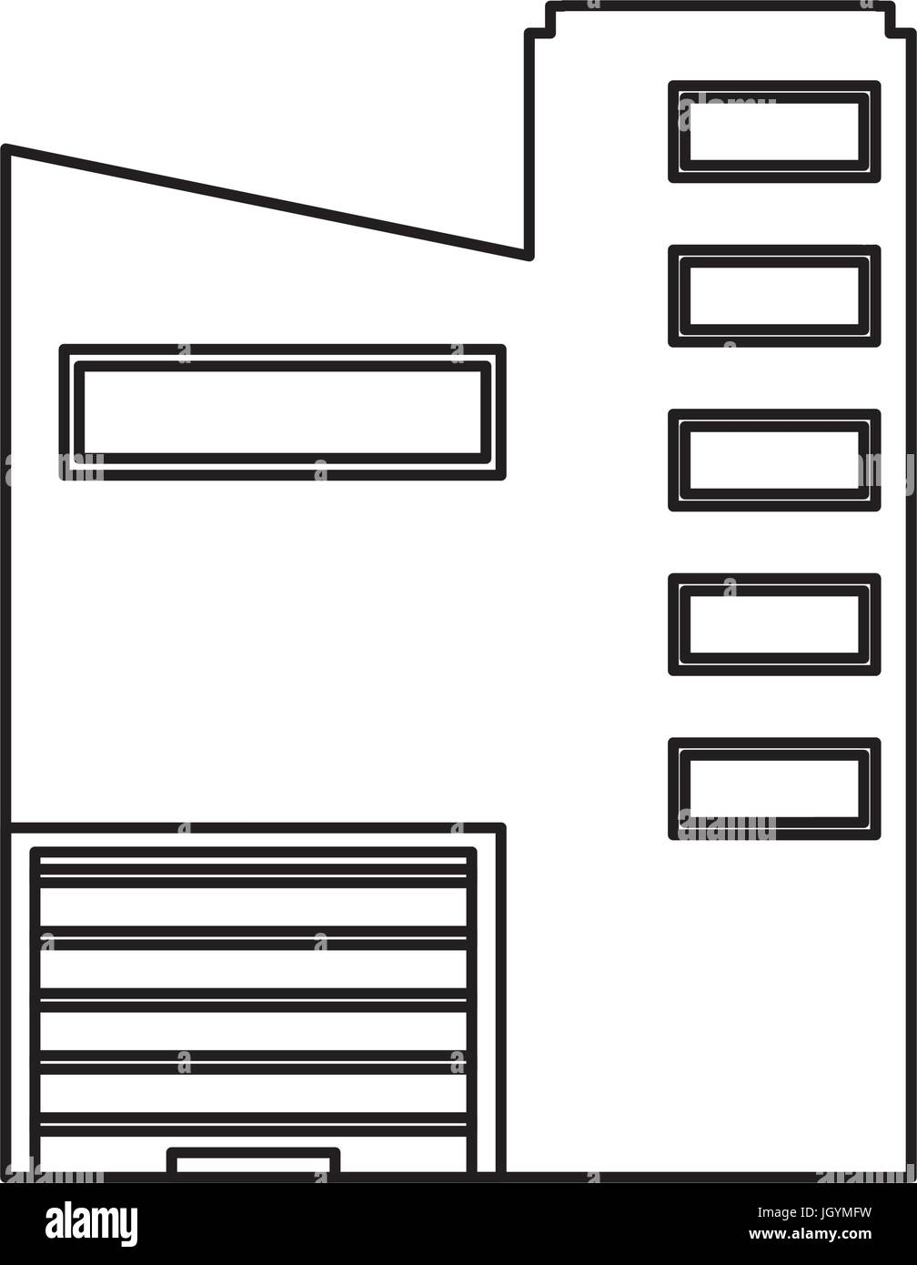 Urban edifice tower icon vector illustration graphic design Stock ...