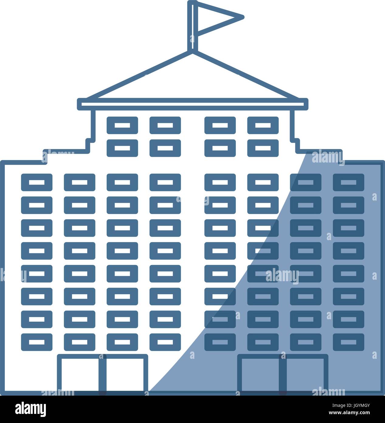 Urban edifice tower icon vector illustration graphic design Stock ...