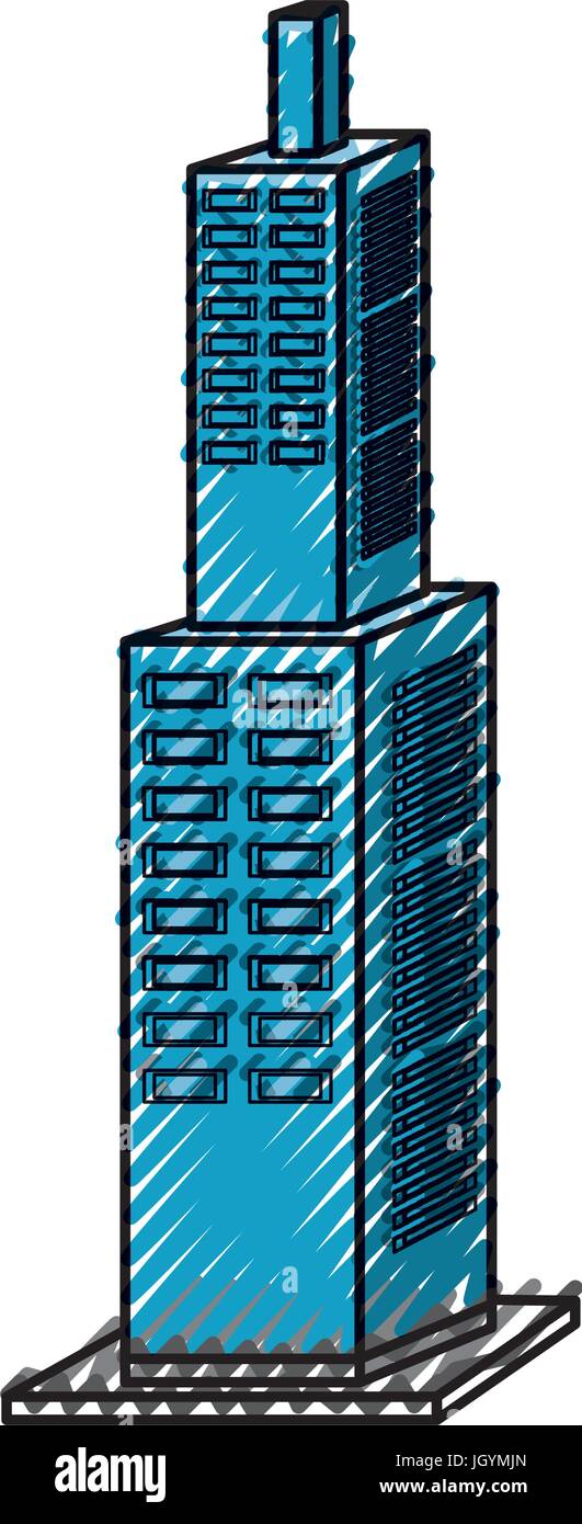 Urban edifice tower icon vector illustration graphic design Stock ...